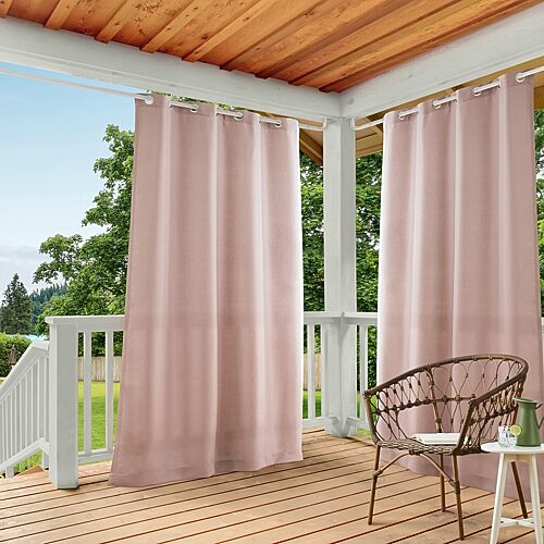 Click here for Town And Country Cabana Solid Grommet Top Light-Fi... prices