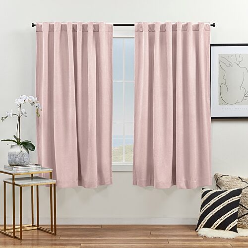 Click here for Exclusive Home Curtains Velvet Tab Top Light-Filte... prices