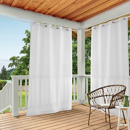 Click here for Town And Country Cabana Solid Grommet Top Light-Fi... prices