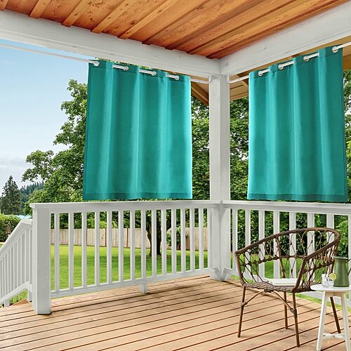 Click here for Town And Country Cabana Solid Grommet Top Light-Fi... prices