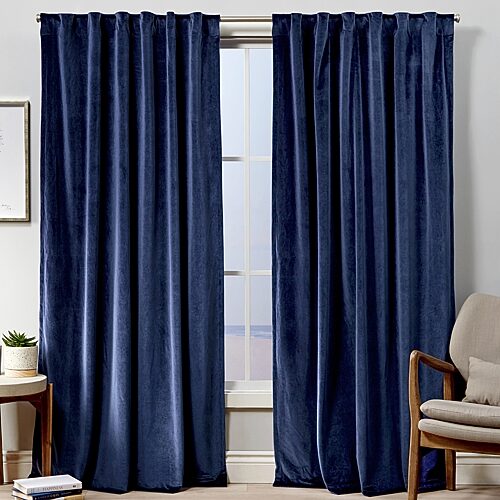 Click here for Exclusive Home Curtains Velvet Tab Top Light-Filte... prices