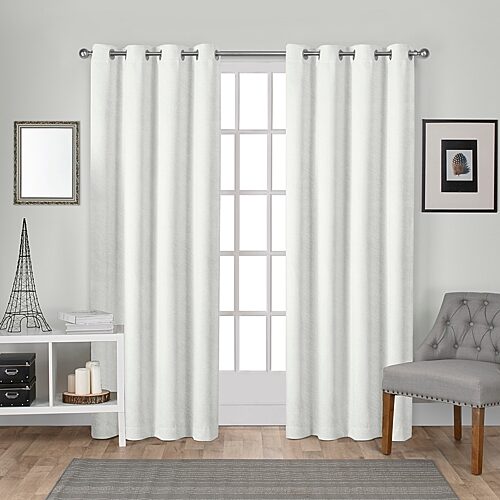 Click here for Exclusive Home Curtains Velvet Grommet Top Light-F... prices