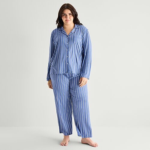 Click here for Jaclyn Womens Long Sleeve 2-pc. Plus Pajama Set  1... prices