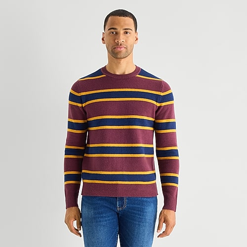 Click here for St. Johns Bay Cozy Rugby Mens Crew Neck Long Sleev... prices