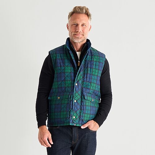 Click here for St. Johns Bay Brushed Mens Heavyweight Quilted Ves... prices
