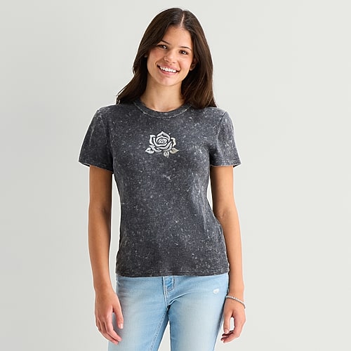 Click here for Womens Crew Neck Short Sleeve Regular Fit Graphic... prices