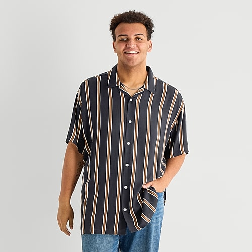 Click here for Arizona Mens Short Sleeve Boxy Fit Big and Tall Bu... prices