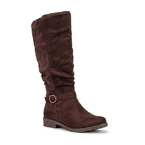 Click here for Pop Womens Kayley Flat Heel Slouch Boots  7 1/2 Me... prices