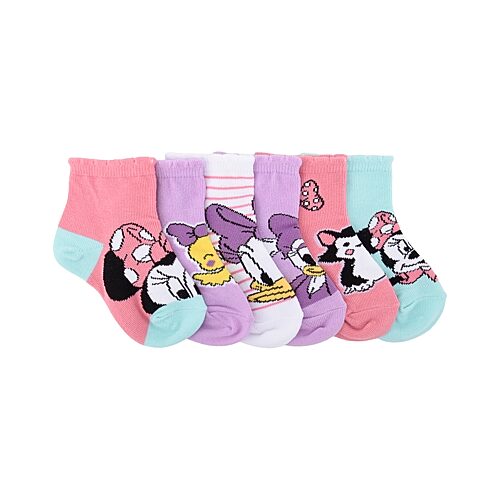 Click here for Toddler Girls 6 Pair Toddler Minnie Mouse Quarter... prices