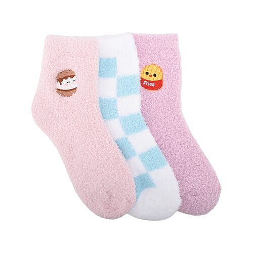 Click here for Girls 3 Pair Squishmallows Crew Socks  6-8  Pink prices