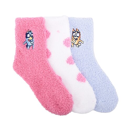Click here for Girls 3 Pair Bluey Crew Socks  6-8  Pink prices