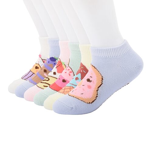 Click here for Girls 6 Pair Squishmallows No Show Socks  6-8  Blu... prices