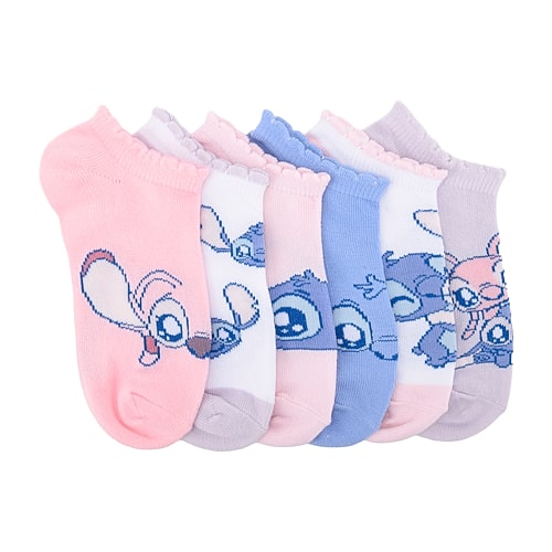 Click here for Girls 6 Pair No Show Socks  4-6  Pink prices