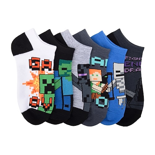 Click here for Boys 6 Pair No Show Socks  6-8  White prices