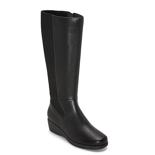 Click here for east 5th Womens Glassel Wedge Heel Riding Boots  7... prices