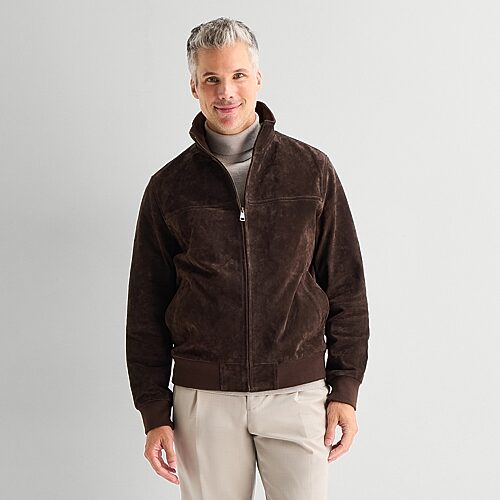 Click here for Stafford Mens Bomber Jacket  Medium  Brown prices