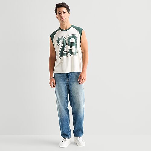 Click here for Arizona Mens Baggy Fit Jean  36 32  Blue prices