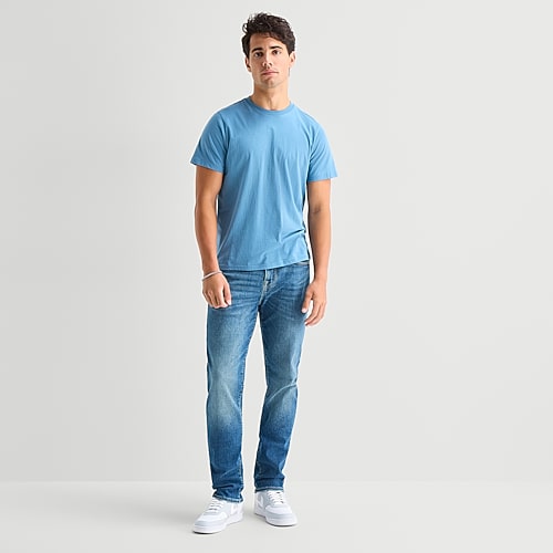 Click here for Arizona Mens Straight Leg Jean  32 34  Blue prices