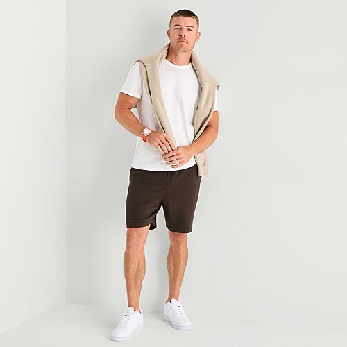 Click here for Xersion Mens 7 Workout Shorts  Medium  Brown prices