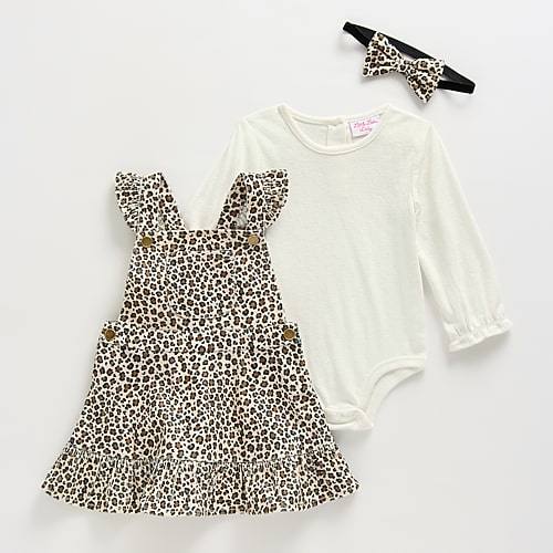 Click here for Little Lass Baby Girls Midi Animal Dress Set  12 M... prices