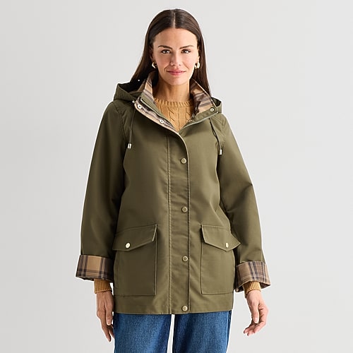 Click here for Gallery Womens Hooded Midweight Raincoat  X-large... prices