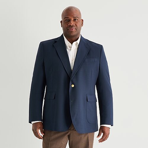Click here for Stafford Signature Hopsack Mens Classic Fit Big an... prices