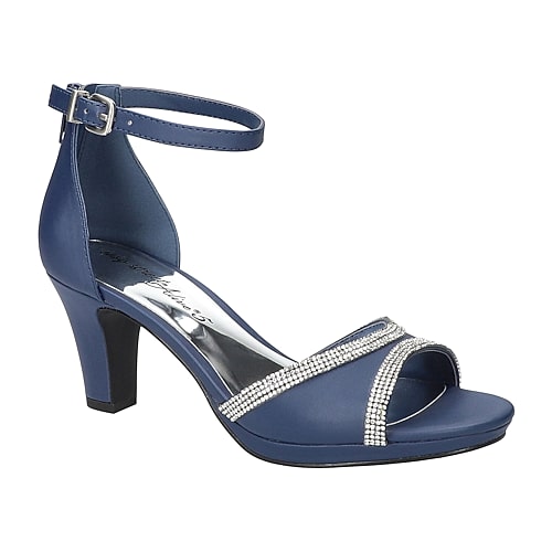 Click here for Easy Street Womens Davina Open Toe Sandals - Navy... prices