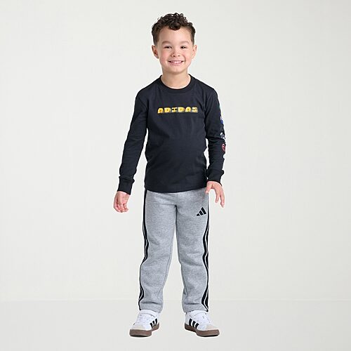 Click here for adidas Boys 2T-7 Long-Sleeve Pullover T-Shirt and... prices