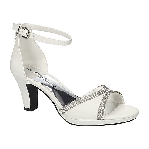 Click here for Easy Street Womens Davina Open Toe Sandals - White... prices