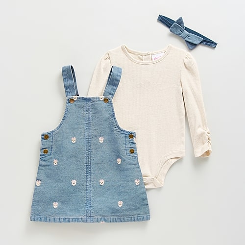 Click here for Little Lass Baby Girls Midi Animal Dress Set  18 M... prices