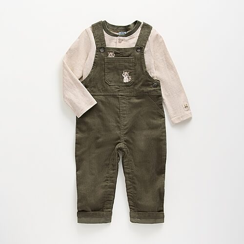 Click here for Little Lad Baby Boys Overall Set  3-6 Months  Gree... prices