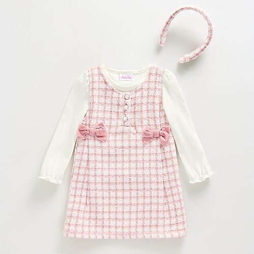 Click here for Little Lass Toddler Girls Fitted Bows 2-pc. Dress... prices