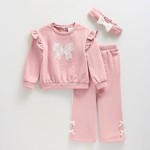Click here for Little Lass Toddler Girls 3-pc. Pant Set  2t  Pink prices
