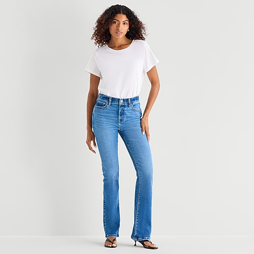 Click here for a.n.a Womens High Rise Bootcut Jean  6  Blue prices