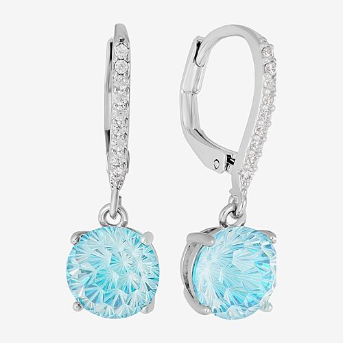 Click here for Sparkle Allure Womens Blue Cubic Zirconia Pure Sil... prices