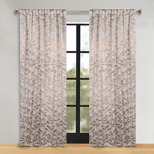 Click here for Superior Washable Leaves Room Darkening Back Tab C... prices