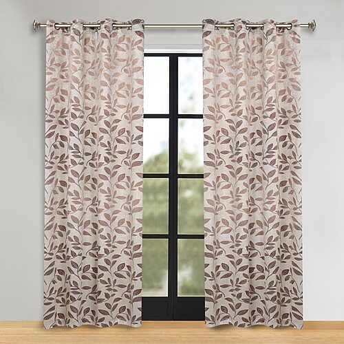 Click here for SUPERIOR Leaves Grommet Top Energy Saving Room Dar... prices
