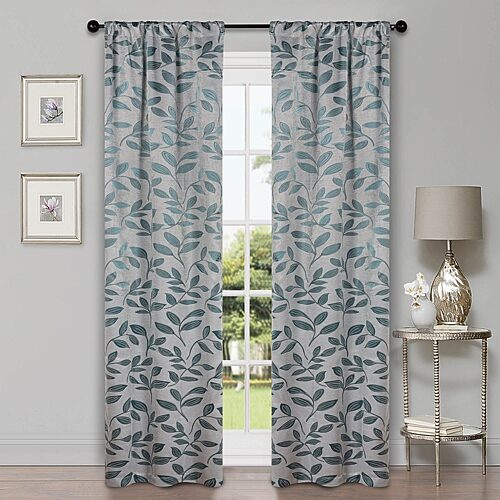 Click here for SUPERIOR Leaves Rod Pocket Energy Saving Room Dark... prices