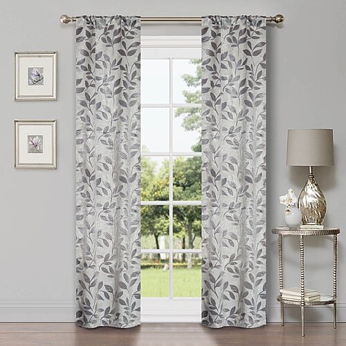 Click here for Superior Leaves Machine Washable Room Darkening Bl... prices