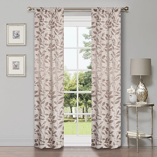 Click here for SUPERIOR Leaves Rod Pocket Energy Saving Room Dark... prices