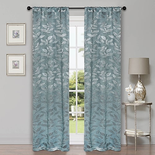 Click here for Superior Leaves Machine Washable Room Darkening Bl... prices
