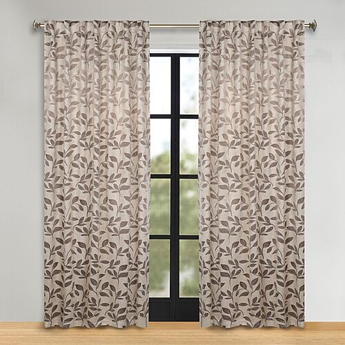 Click here for Superior Washable Leaves Room Darkening Back Tab C... prices