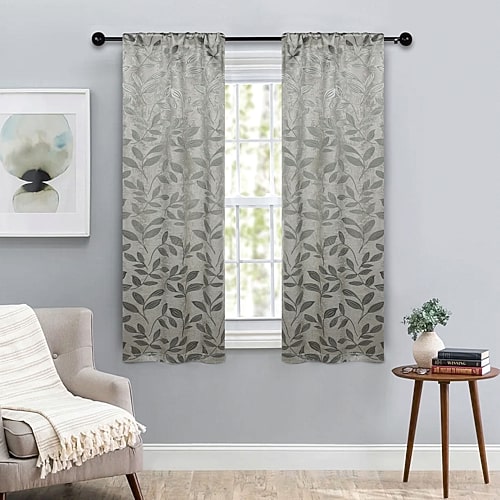 Click here for Superior Leaves Machine Washable Room Darkening Bl... prices