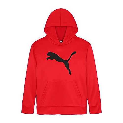 Click here for PUMA Big Boys Fleece Hoodie  Small (8)  Red prices