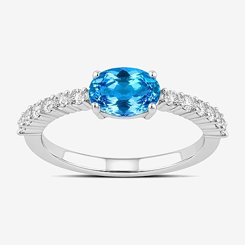 Click here for Womens Gemstone Sterling Silver Oval Side Stone Co... prices