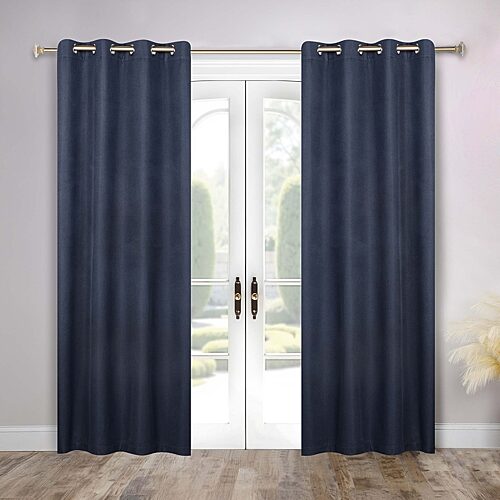 Click here for Superior Nyan Textured 100 Blackout 2 Curtain Pane... prices