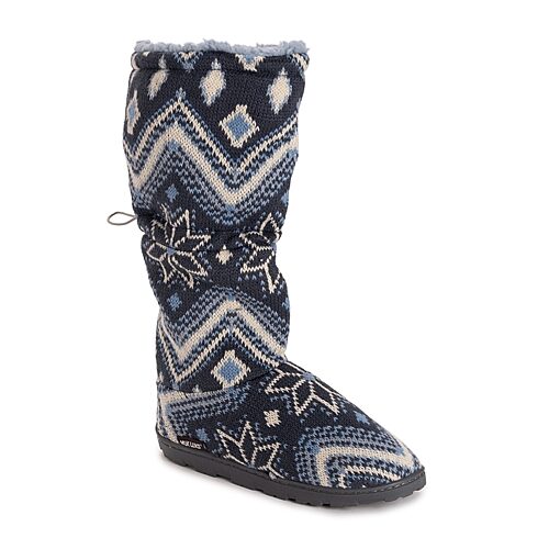 Click here for Muk Luks Womens Tabbi Toggle Slipper - Twilight prices