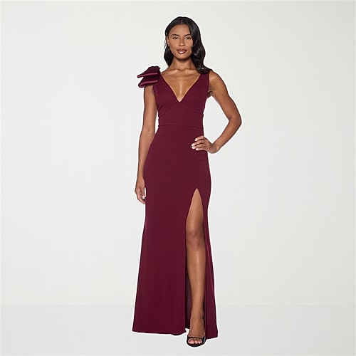 Click here for Premier Amour Womens V Neck Sleeveless Evening Gow... prices