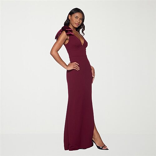 Click here for Premier Amour Womens V Neck Sleeveless Evening Gow... prices