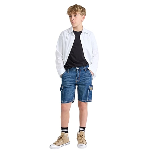 Click here for Levis Big Boys Denim Cargo Shorts - Tumbleweed prices